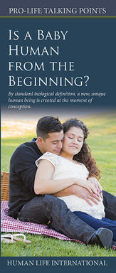 PRO-LIFE TALKING POINTS Is A Baby Human From The Beginning? – Human ...